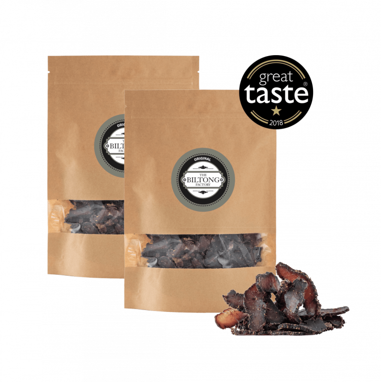 Fresh Biltong Snack Bags (2 x 80g) - the Biltong Factory